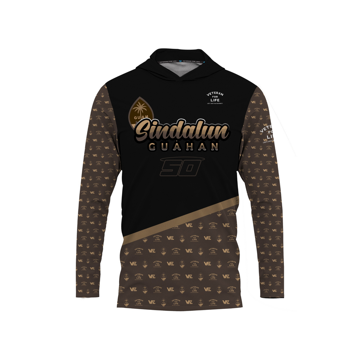 Sindalun Guåhan Performance Hoodie– #50 Tribute Edition – Veteran For Life