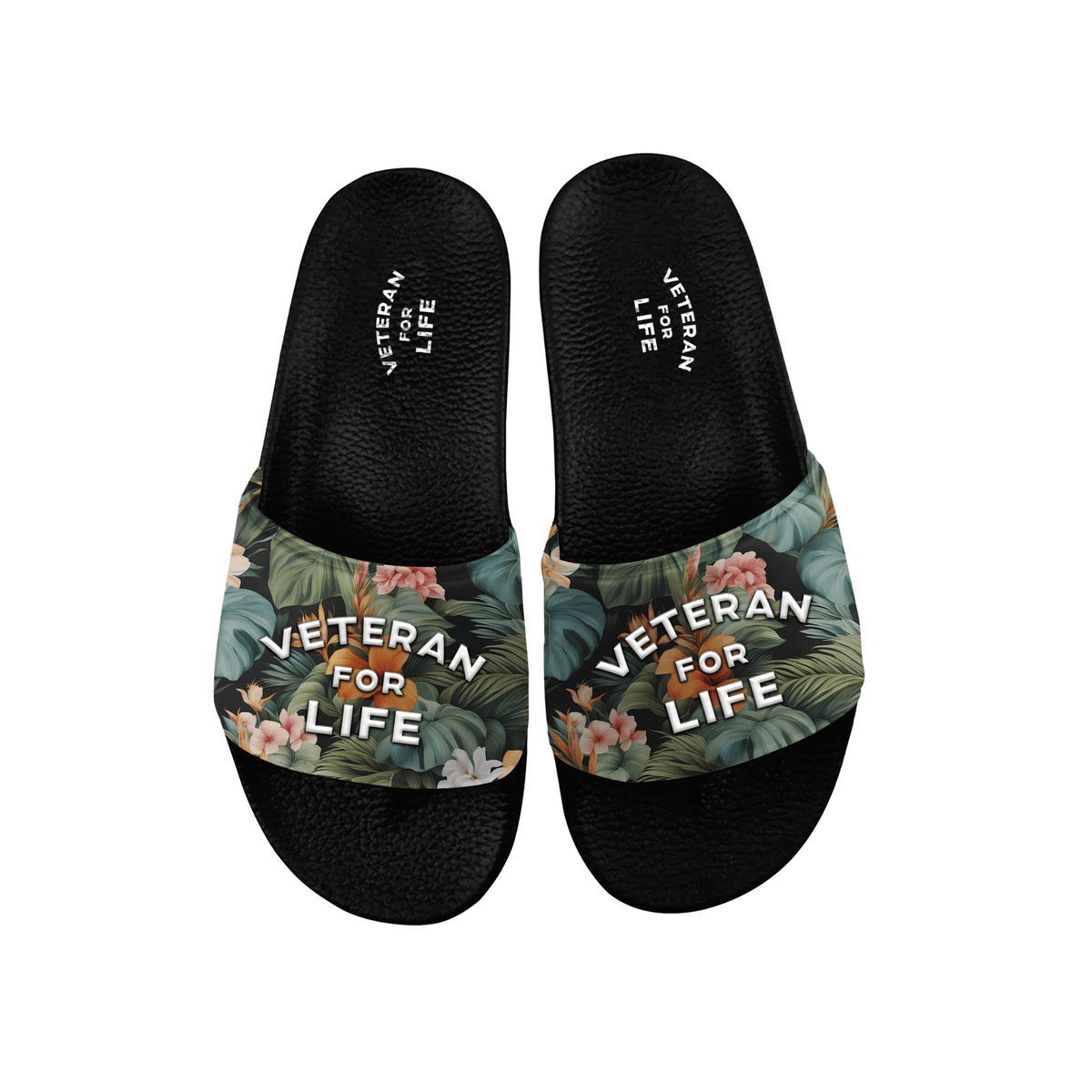 VFL Floral Slides – Veteran For Life