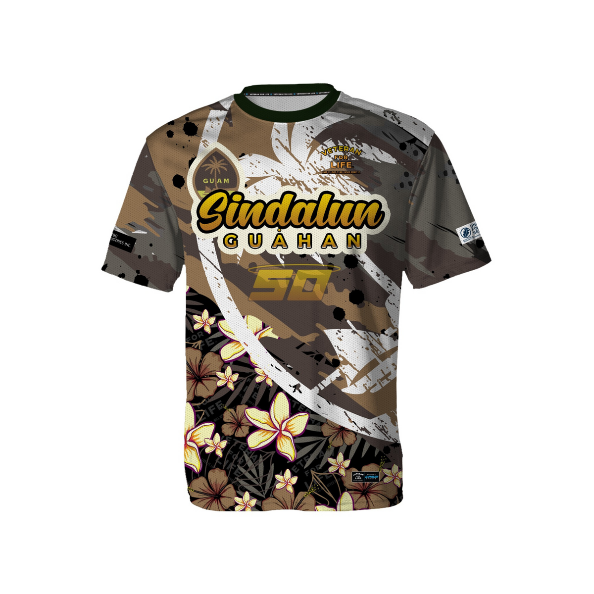 Sindalun Guåhan Performance Tee – #50 Tribute Edition – Veteran For Life